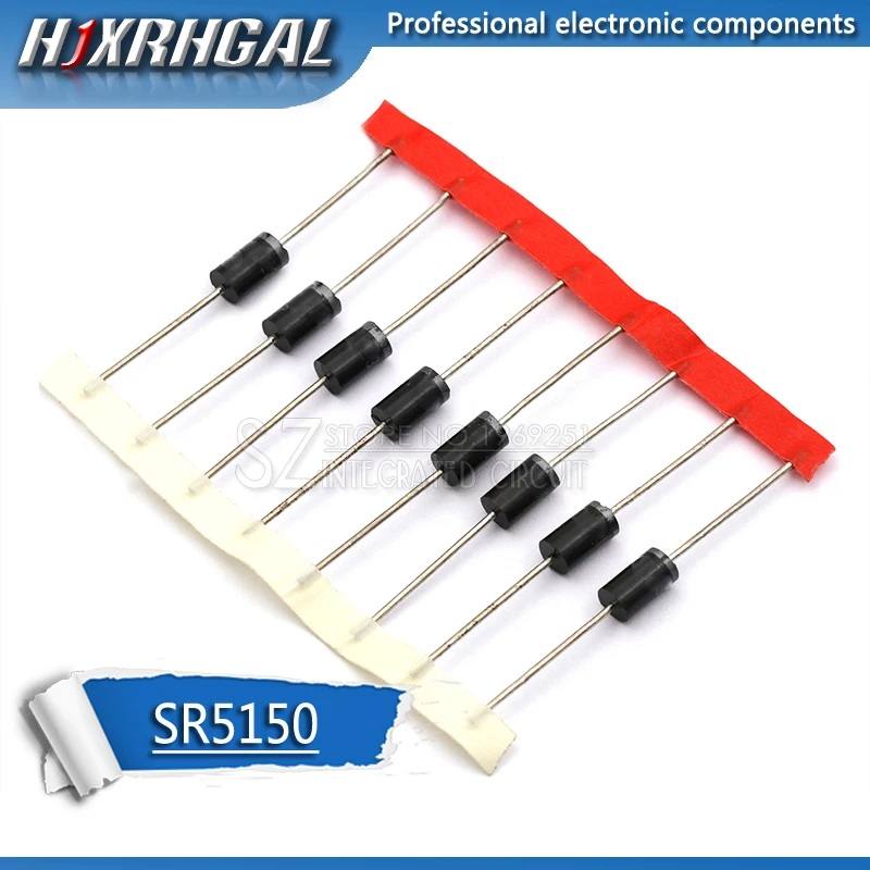 10 шт. SR5150 SB5150 MBR5150 диод Шоттки 5A 150 в Бесплатная доставка ...