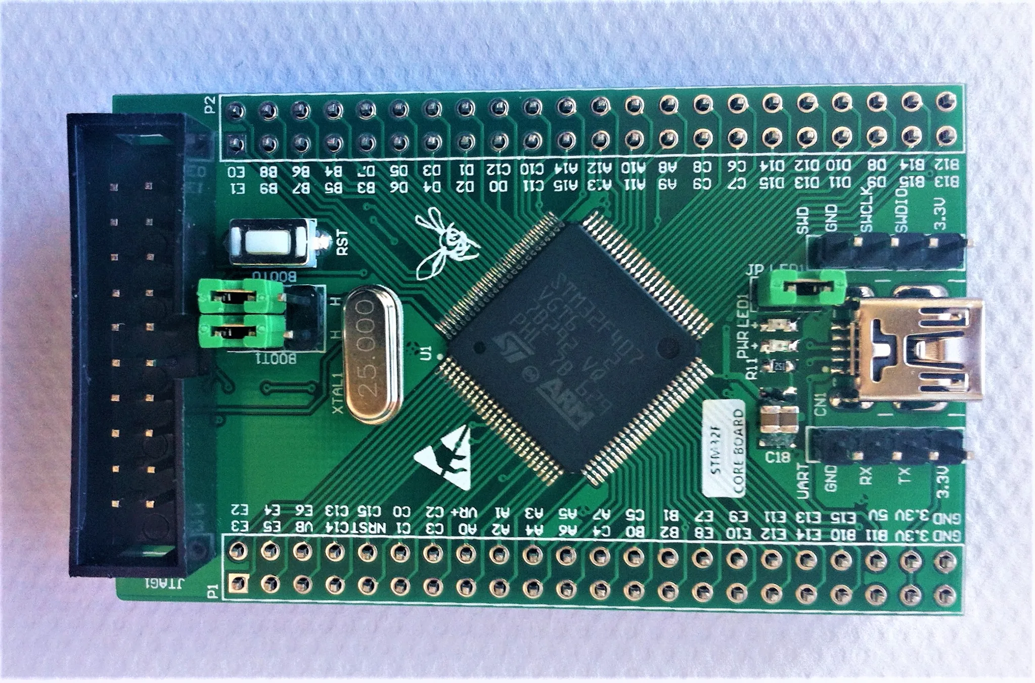 STM32F407 Core Board Minimum System STM32F407VGT6 Development Board ...