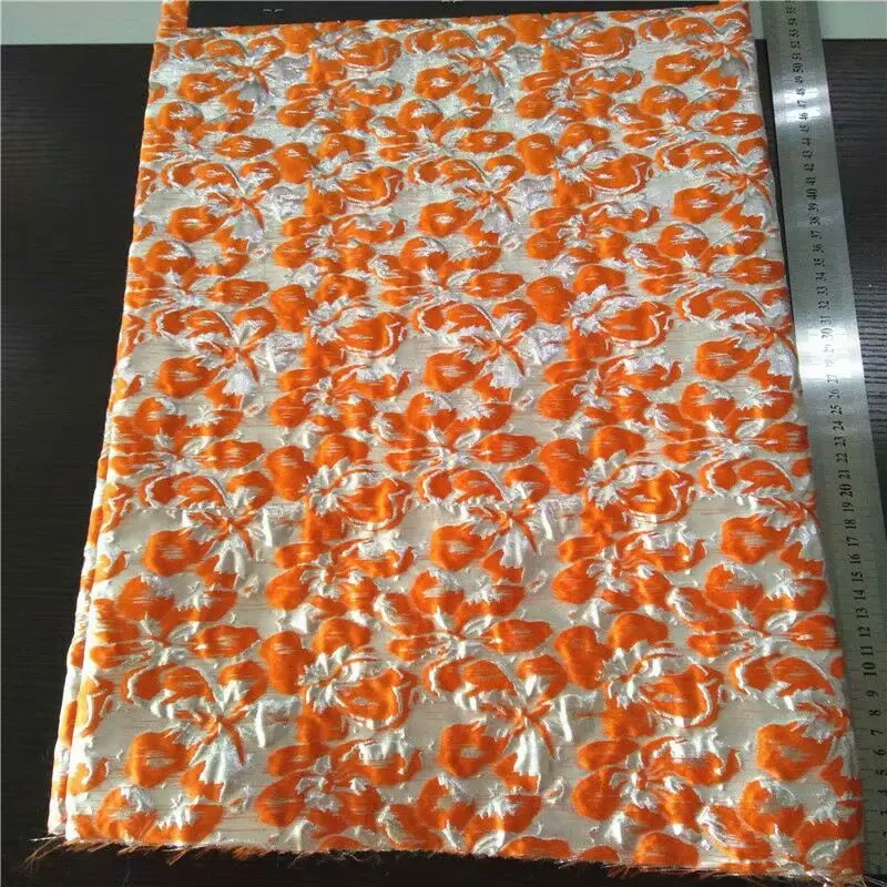 Metallic Rosette Jacquard Brocade Fabric,Tissue for Dress Coat Jacket ...