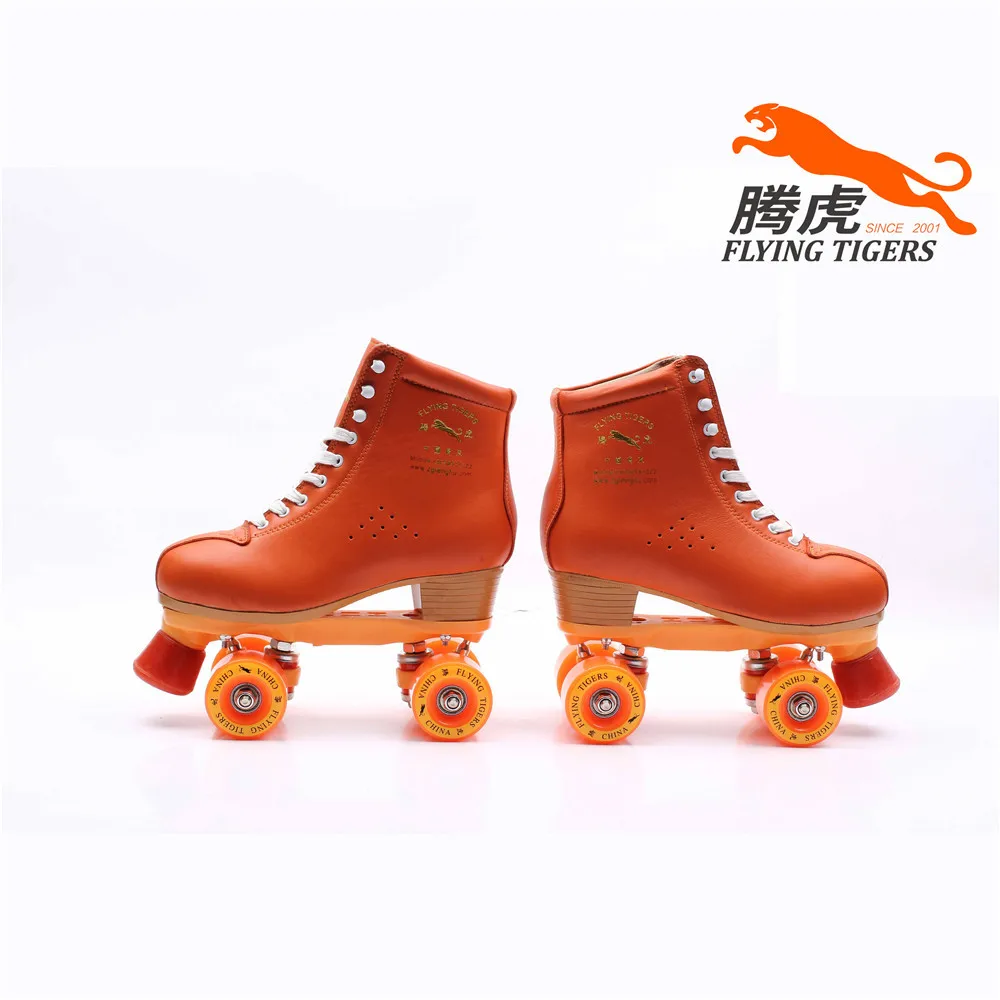 Orange Roller Skates
