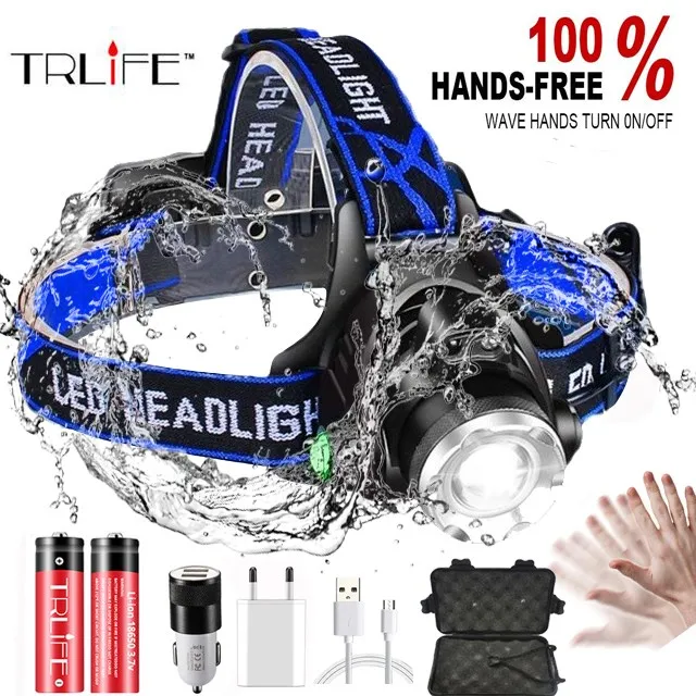 Налобный фонарь TRLIFE 1x L2/T6 черный | AliExpress