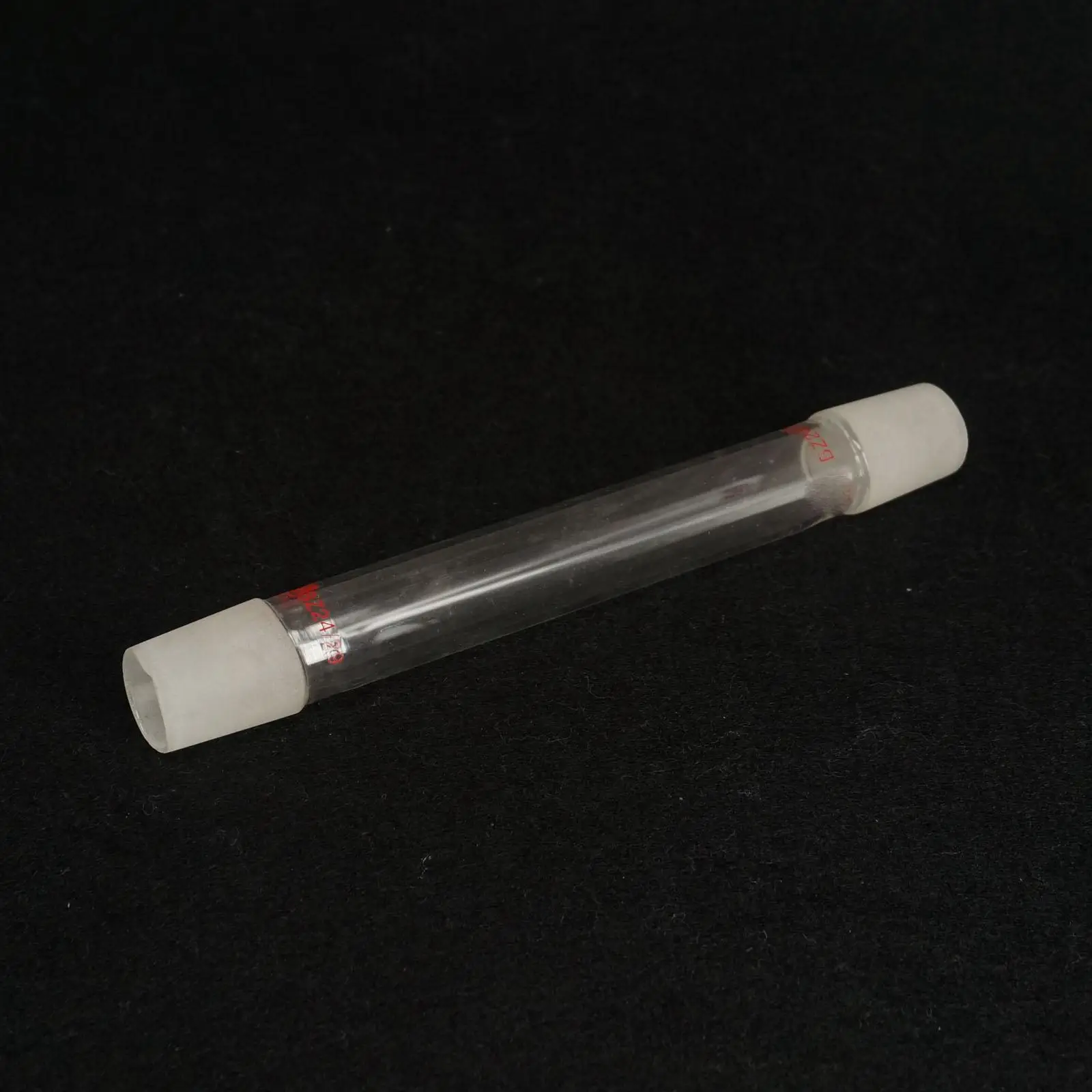 24/29 Both Male Joint Glass Straight Connecting Adapter Tube Lab ...