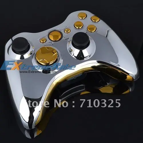 Custom Xbox 360 Controllers Chrome