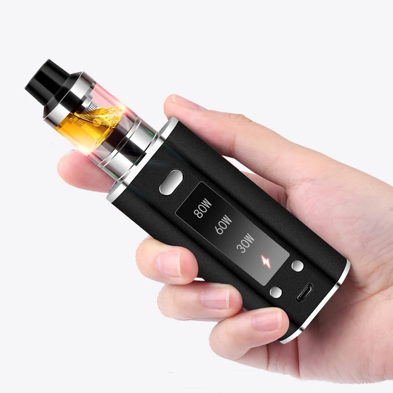 NEW Vape Electronic Cigarette 80W Box Mod KIT Huge Vapor 2200Ah Build NEW Vape Electronic Cigarette 80W Box Mod KIT Huge Vapor 2200Ah Build