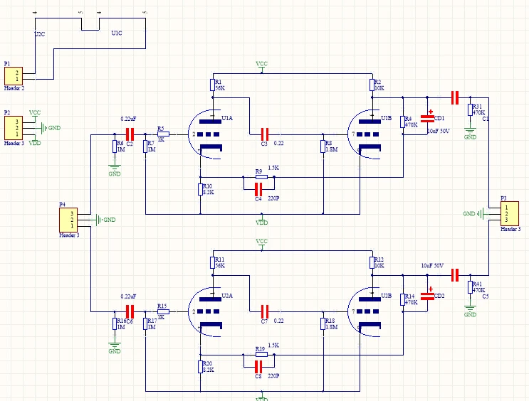 6922 preamplifier schematics