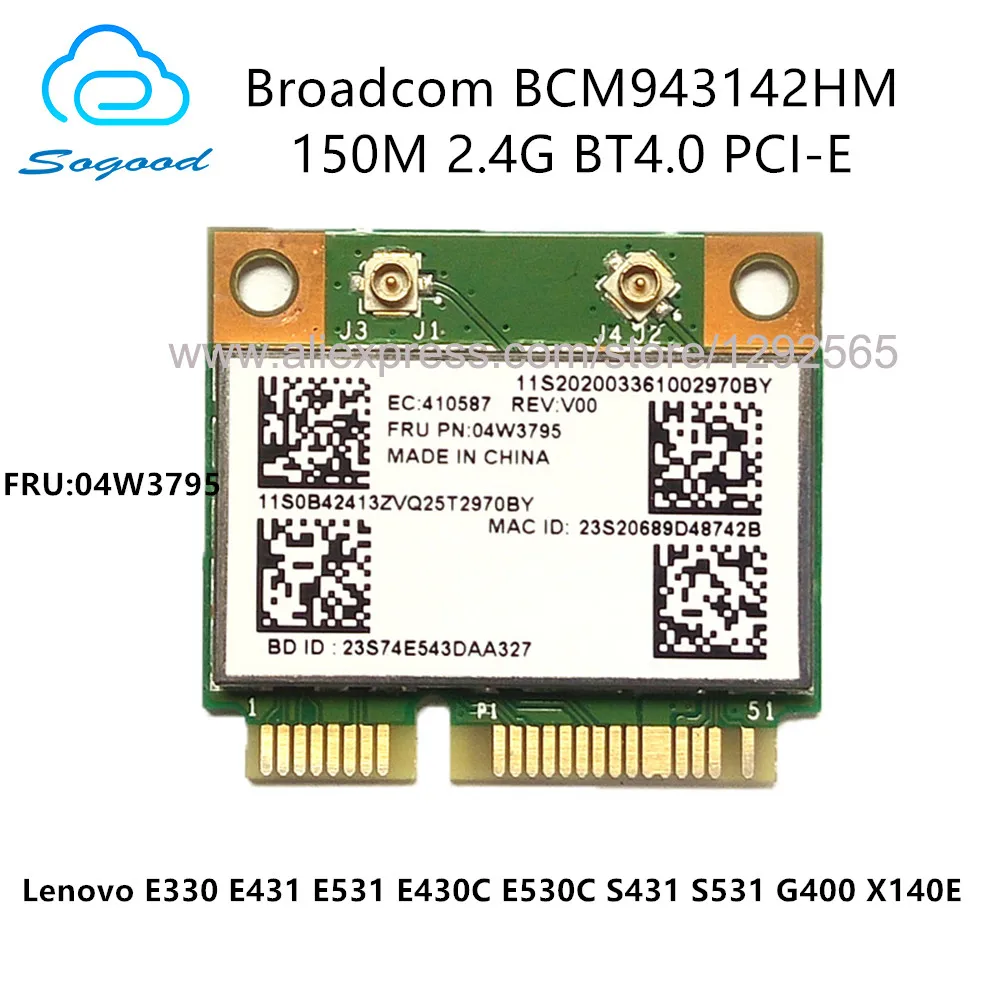 Беспроводной адаптер для Broadcom BCM943142HM BCM4312 WiFi Bluetooth 4. ...