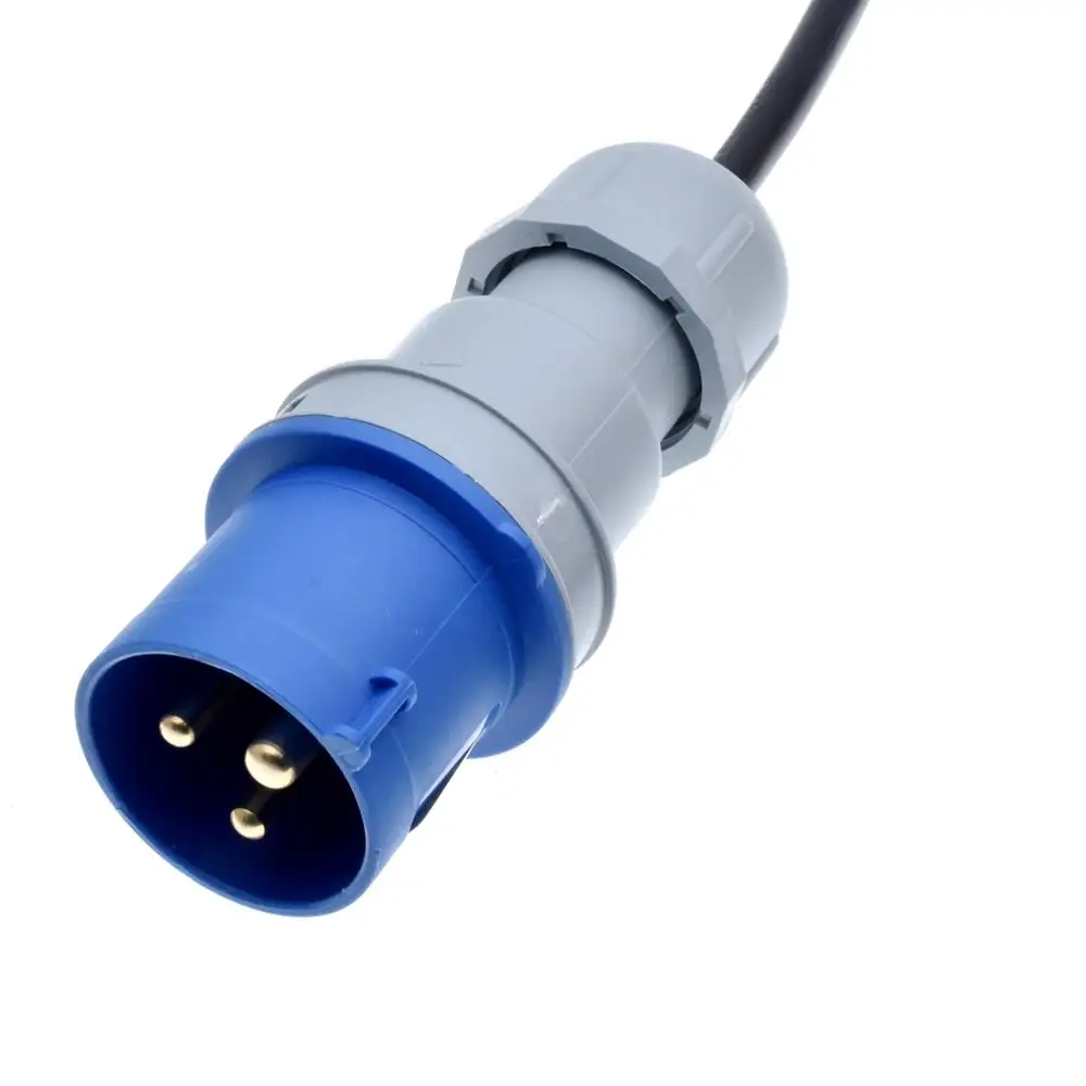 IEC309 332P6 к IEC 320 C19 C20 подключается 332C6 гнездовой сосуд IP44 0 8 м до 2 5 мм 16A ...