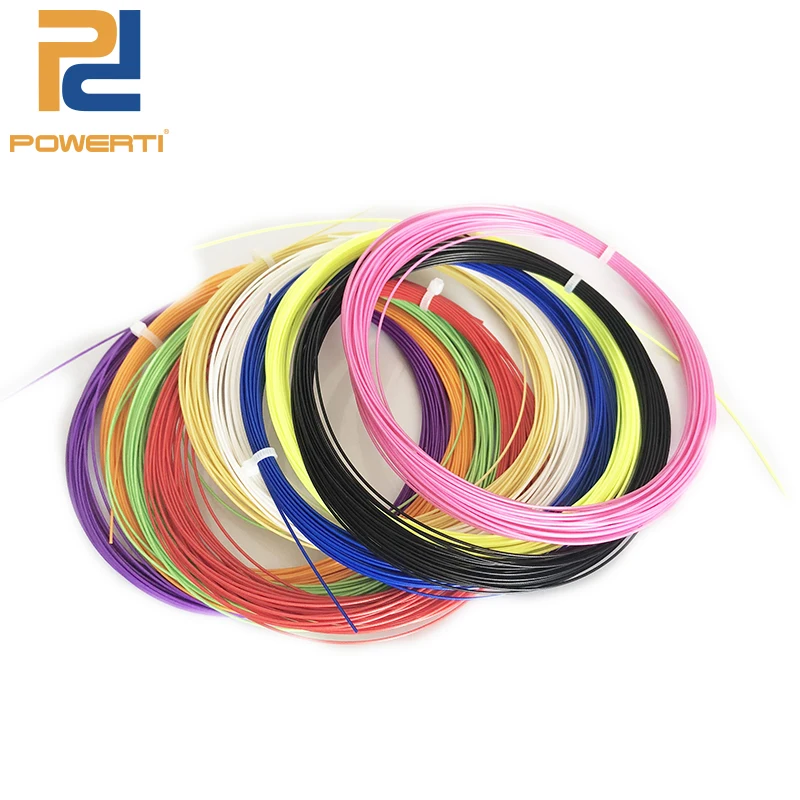 POWERTI 10pcs/lot 0.7mm Badminton Racket String Training String Like ...