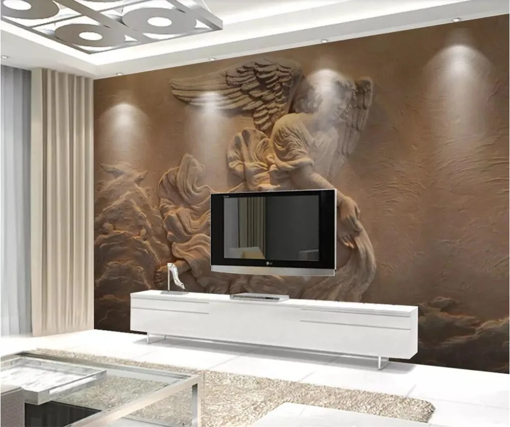 Beibehang Custom Wallpaper 3d Photo Mural European 3d Relief Figure