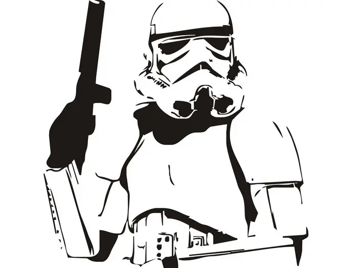 Stormtrooper Stencil Printable