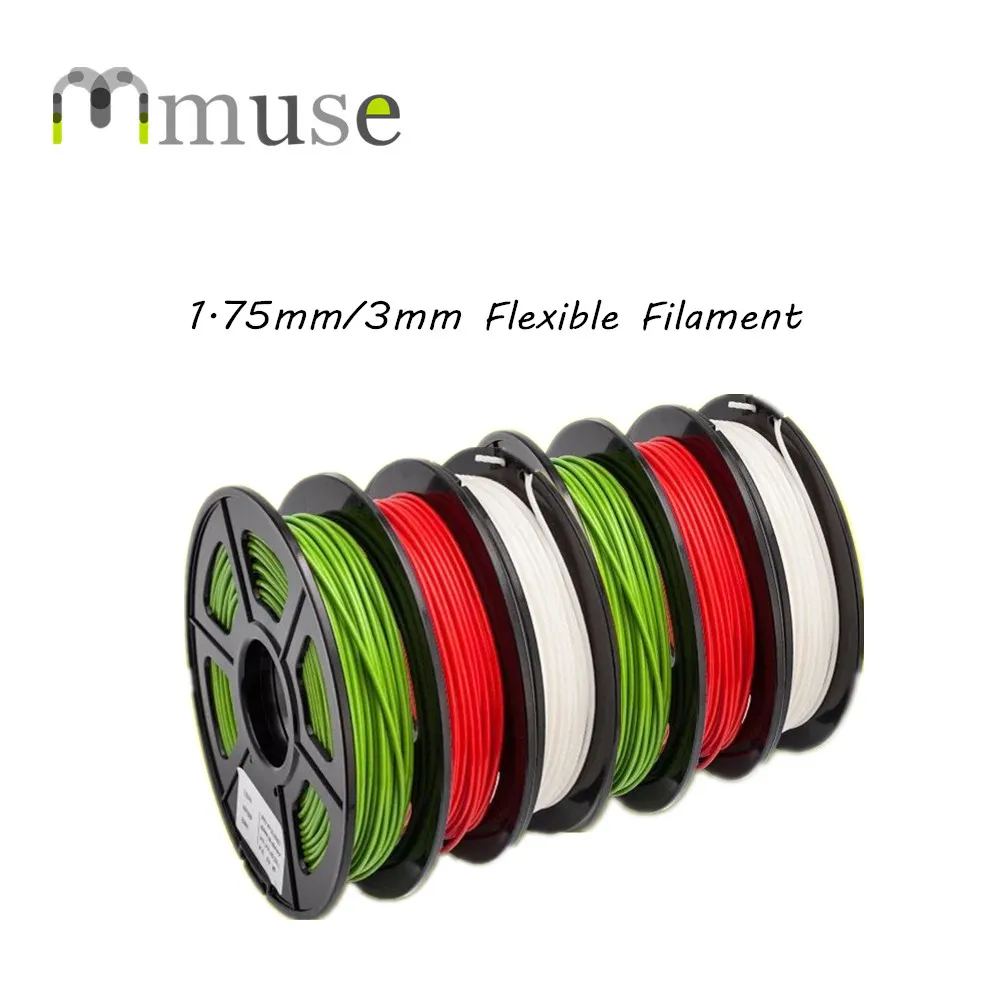 Soft 3D Printer Filaments Flexible Filament 1.75/3.00mm for Makerbot ...
