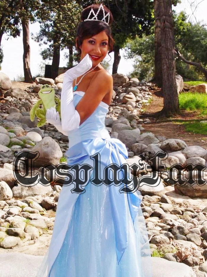 Princess Tiana Blue Dress Costume