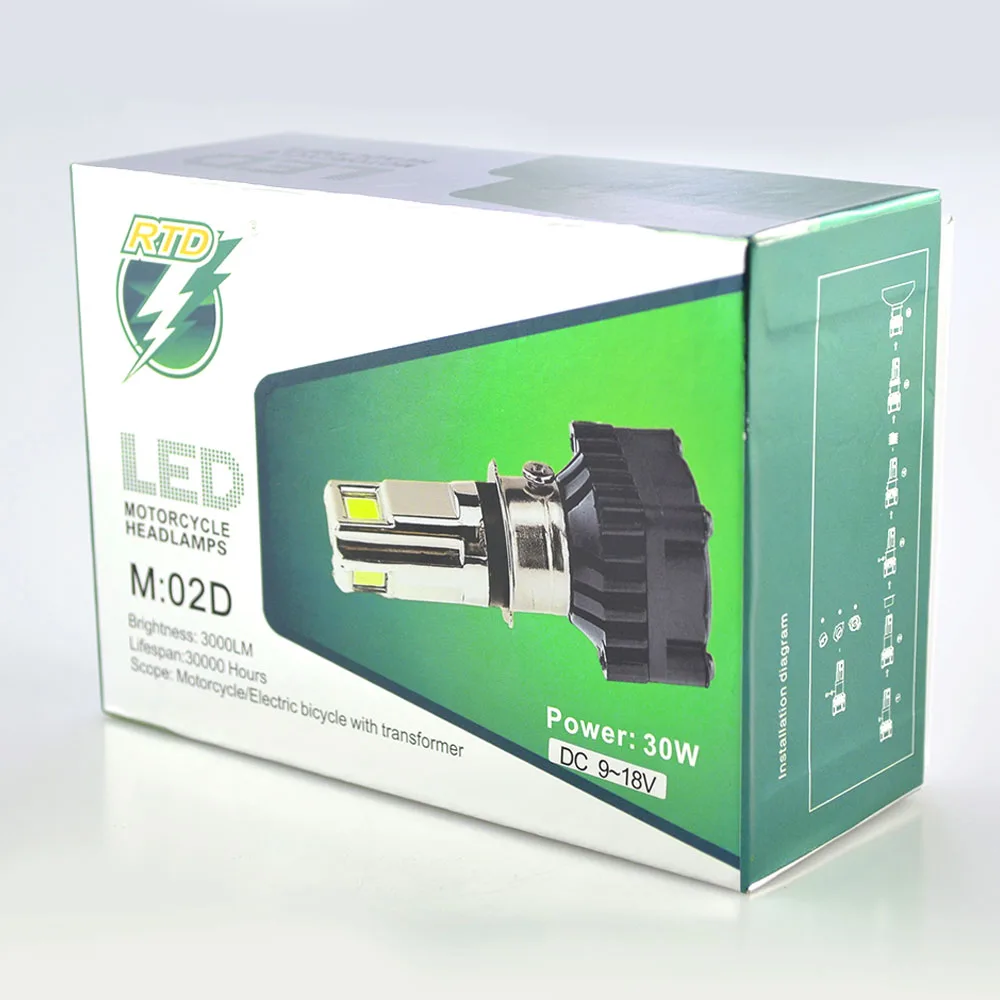 M-02D Free Shipping RTD Rayton LED lights motorcycle off-road modified vehicles headlight moto ...