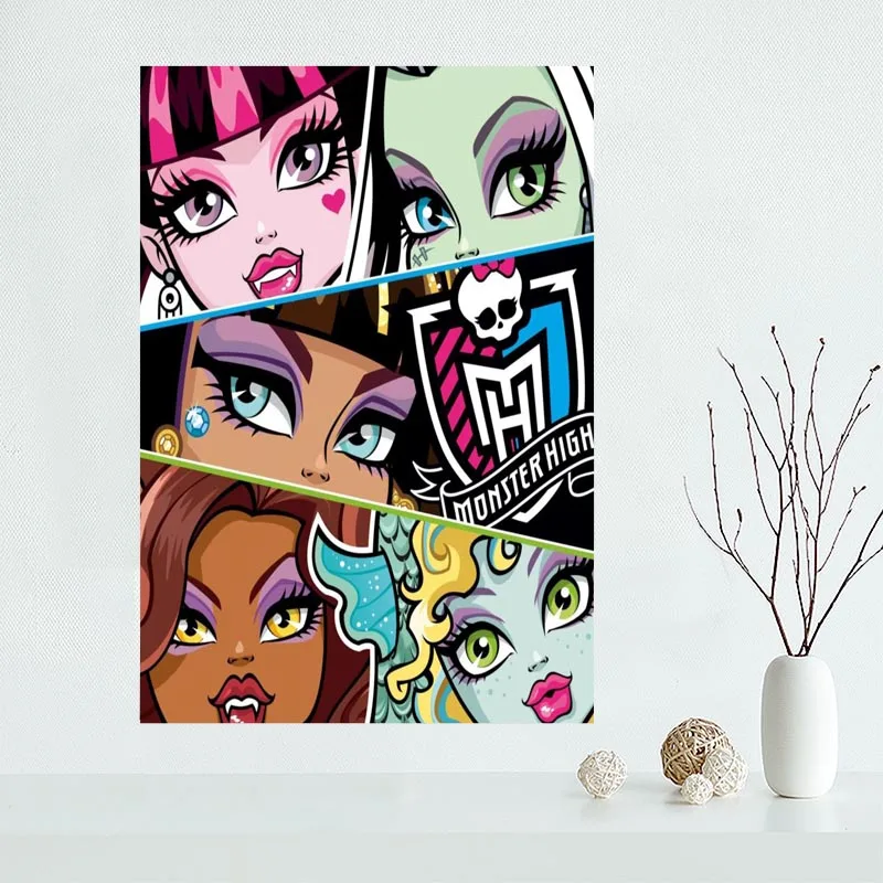 Monster High Wall Stencils