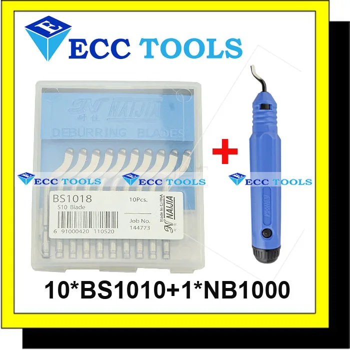10 pcs NOGA Original BS1010 with 1pc of NB1000 Deburring Blades Rapid ...
