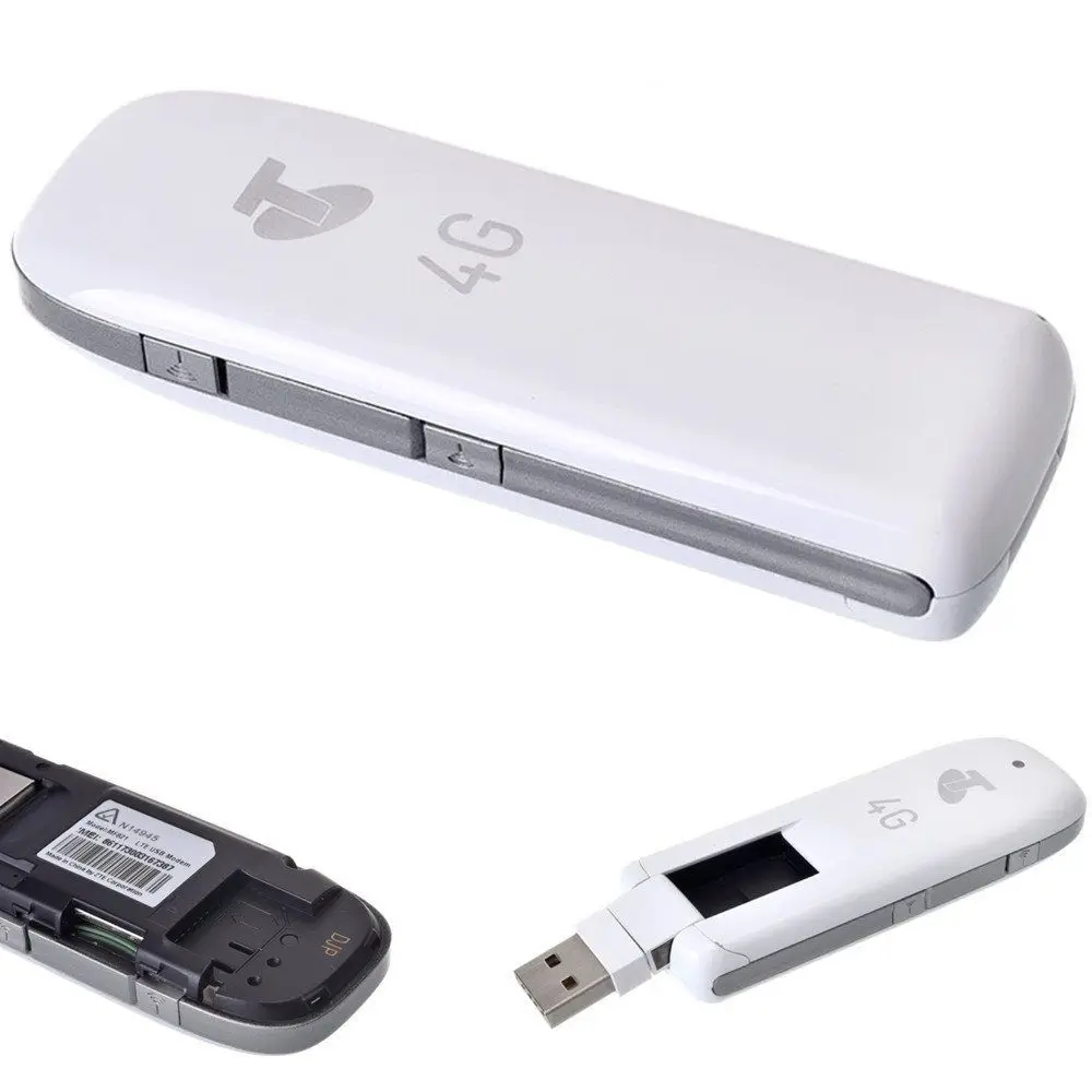 Unlocked 4G LTE USB Modem ZTE MF821 Mobile Broadband plus 2pcs antenna