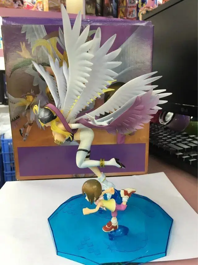 Digimon Adventure Tri Angewomon Figure Digivice Digital Monster Angel ...