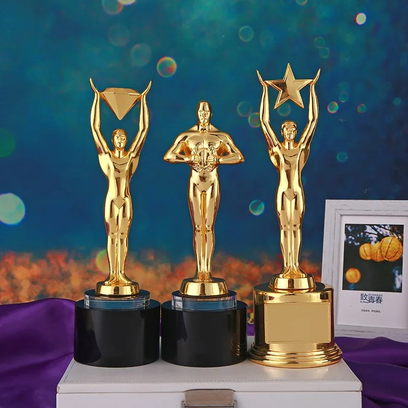 Decoração Para Casa Troféu De Metal Troféu De Ouro Ornamentos De Mesa ...