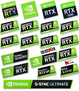 Stiker Dekoratif Label Komputer Desktop Laptop NVIDIA GTX, 57% OFF