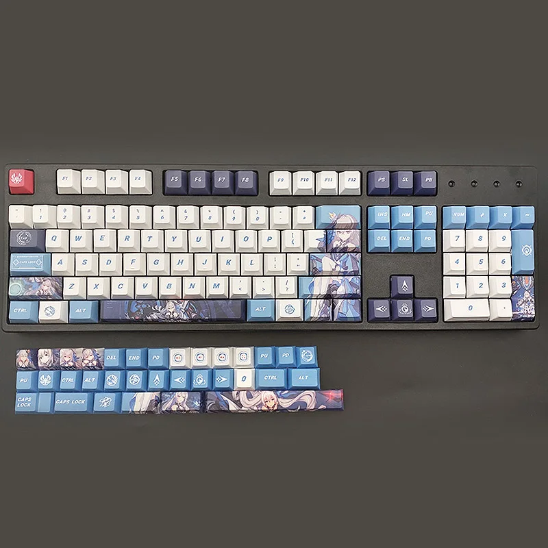 Game Character Bulonia 136 Keycap Cartoon For Mechanical Keyboard PBT ...