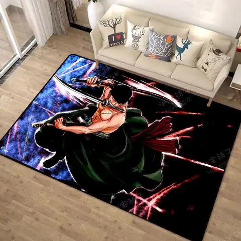 Roronoa zoro rug - купить недорого | AliExpress