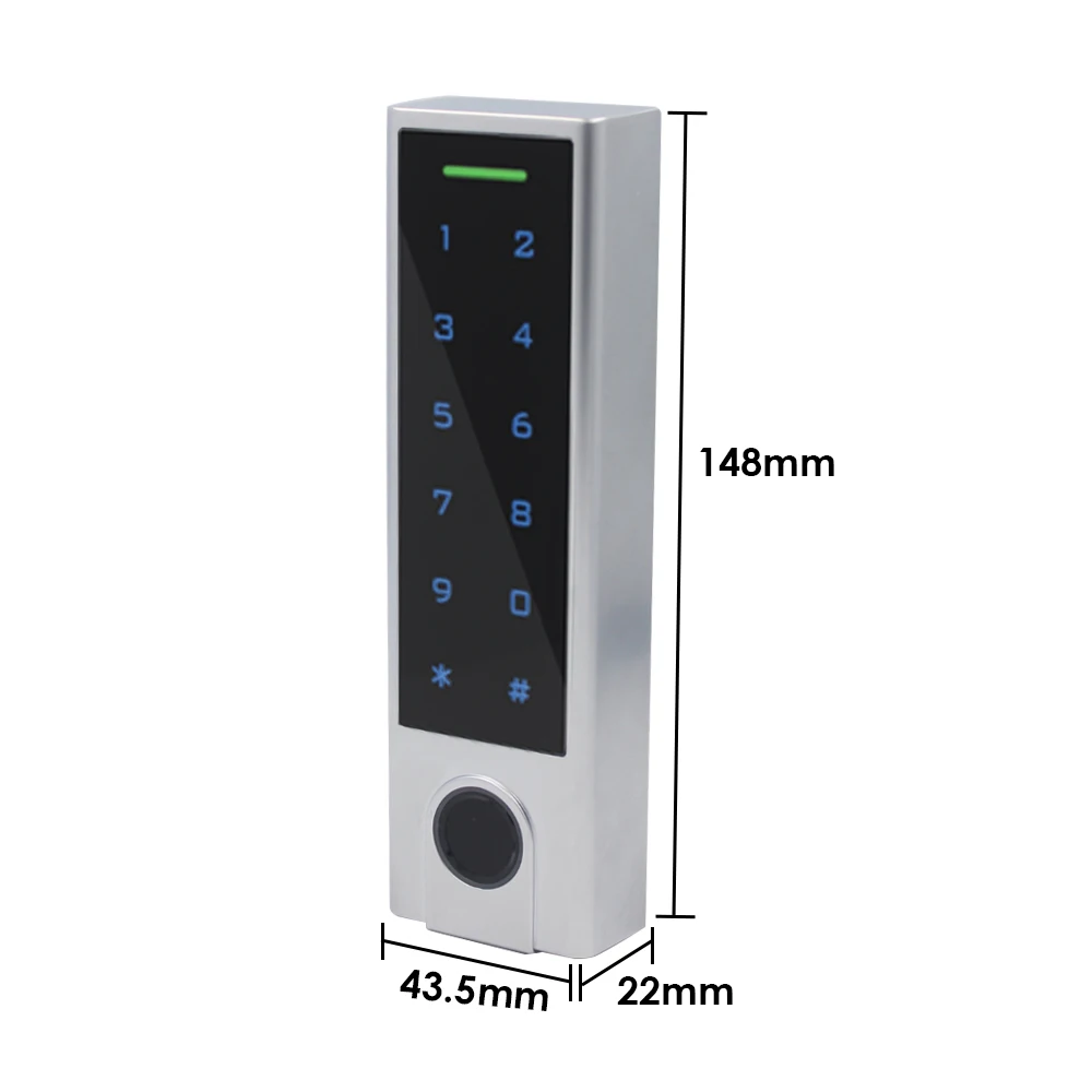 125Khz RFID Bluetooth Access Controller IP66 Waterproof Fingerprint ...