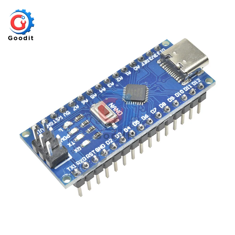 Type-C Adapter CH340 Nano V3.0 ATMEGA328P-MU ATMEGA328 Microcontroller ...