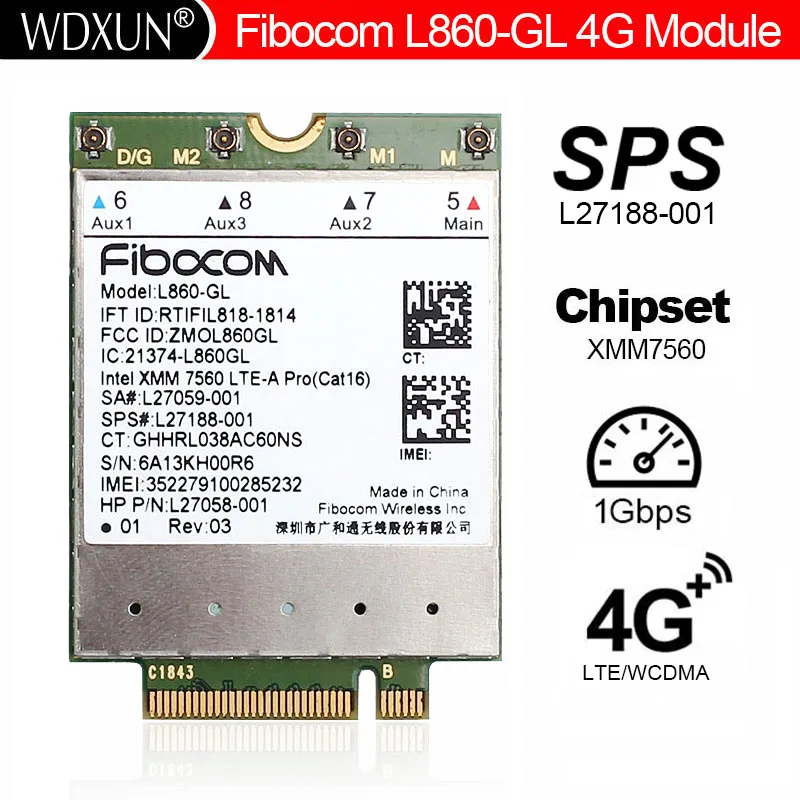 Fibocom L860-GL 4G Модем | AliExpress