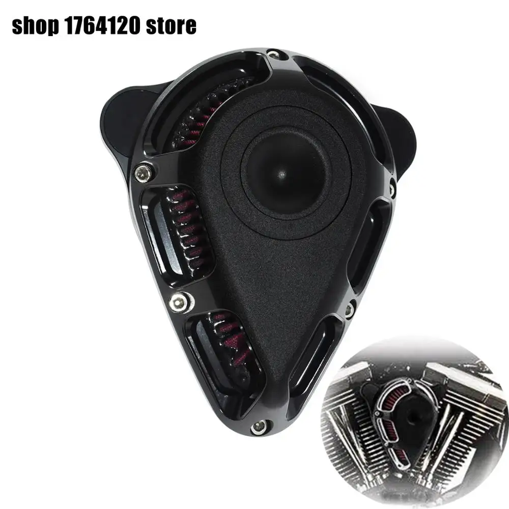 Motorcycle Turnable Air Cleaner Triangle Air Filter For Harley ...