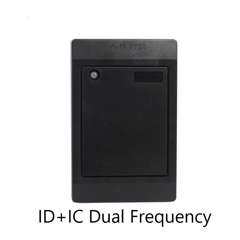 Dual Frequency Waterproof Black Color Default 125Khz EM RFID Reader ...