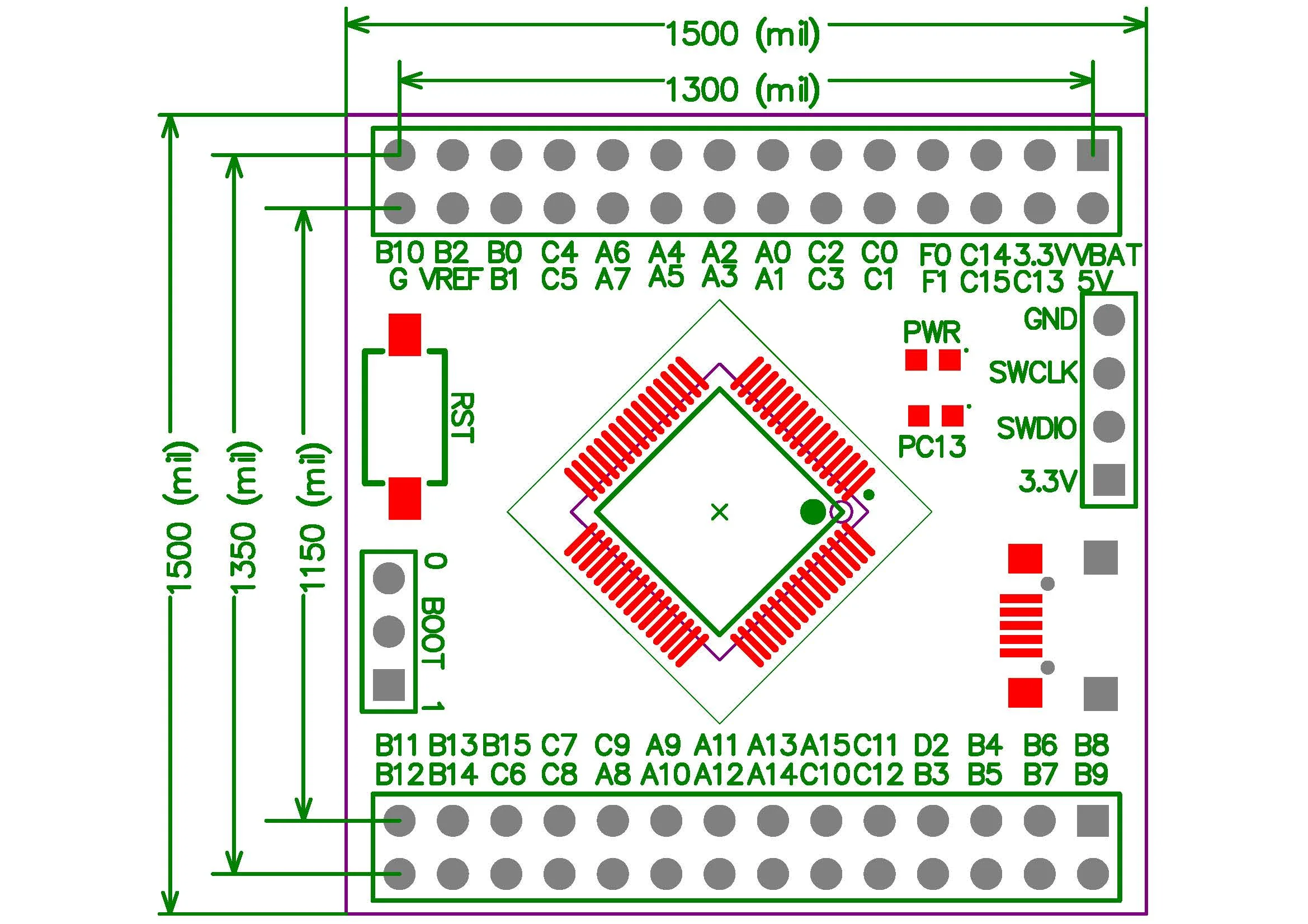 Stm32g474ret6 Minimum System Stm32g474 Core Board Cortex-m4 New Product ...