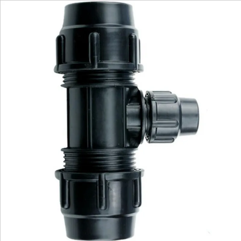 40mm to 32mm to 40mm Diameter Plastic Quick Connector T Type Blue Black ...