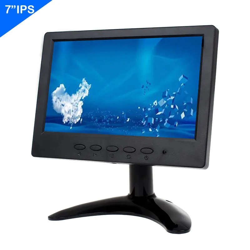 ZHIXIANDA 7 Inch 1024x600 IPS LCD LED With HDMI VGA AV BNC Input For ...