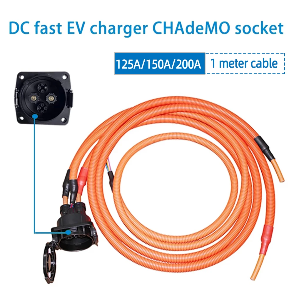 EVSE CHAdeMO Socket 125A 150A 200A DC, быстрая зарядка, уровень 3, вход ...