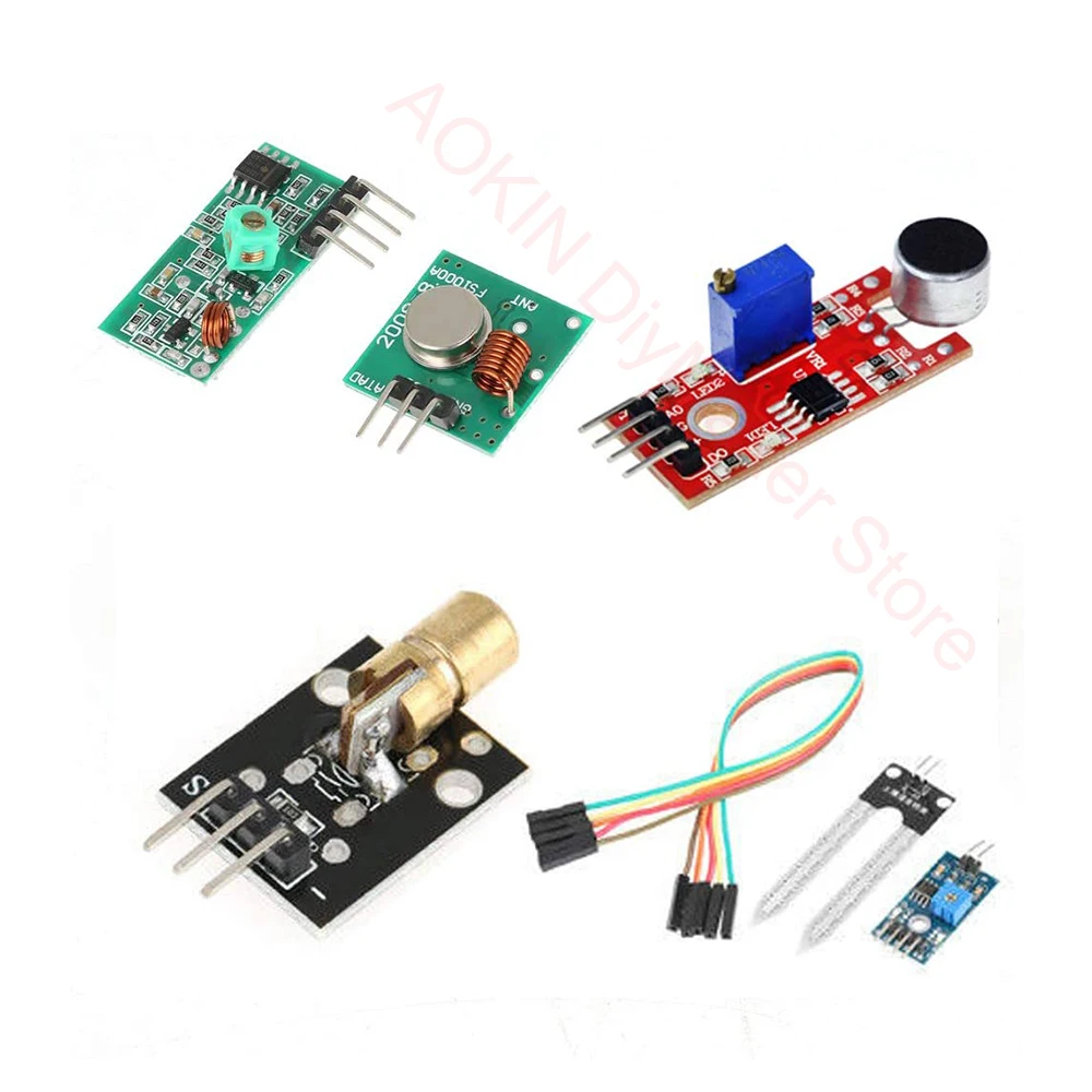 Sensor Modules Kit 16 In 1 For Arduino Raspberry Project Super Starter Kits For Uno R3 Mega2560