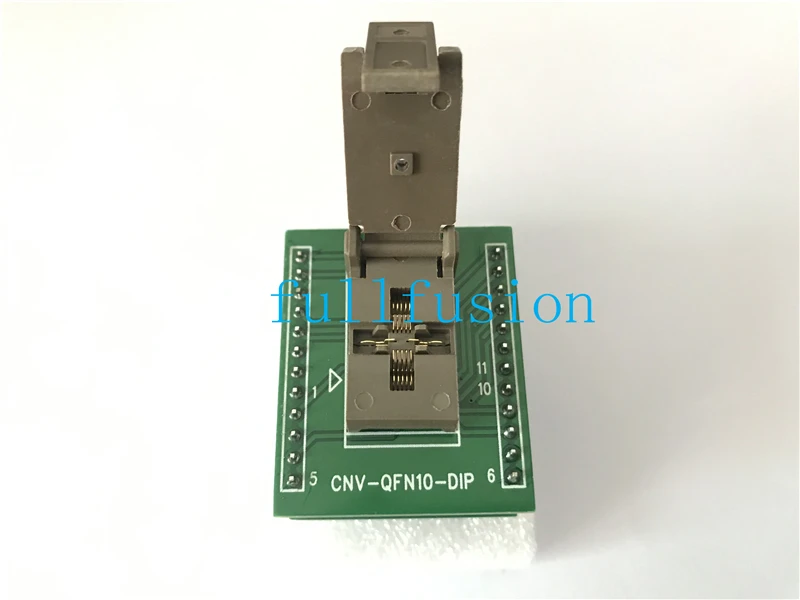 DFN3X3-0.5-10L запись в гнездо QFN10P 0,5 мм шаг 3x3 мм DFN10 с 2 х москитная сетка шпильки IC ...
