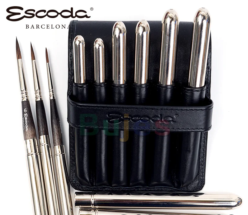 Кисть для акварели ESCODA, серия 1548, синтетический соболь | AliExpress