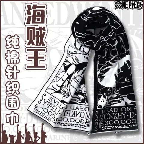 Anime one piece scarves - купить недорого | AliExpress