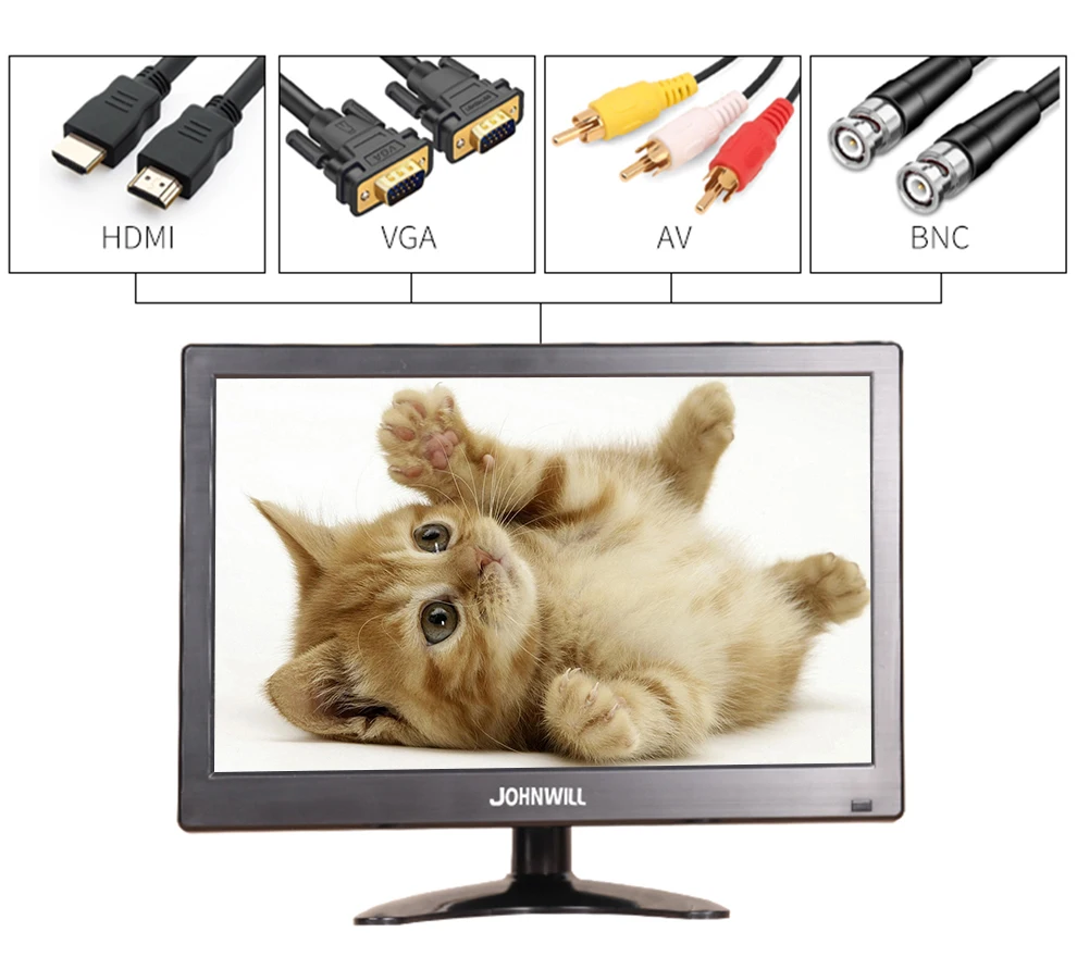 Новый 12-дюймовый ЖК hd маленький портативный монитор ПК 1366x768 ЖК ...
