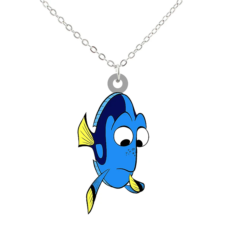 Disney Finding Nemo Cartoon Character Long Chain Necklace Nemo Marin ...