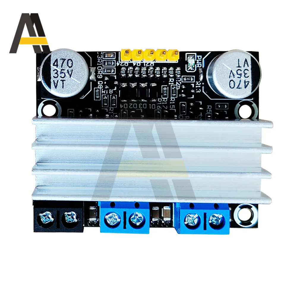 10A 2 Channel DC Motor Drive Module Positive Negative PWM Speed Dimming ...