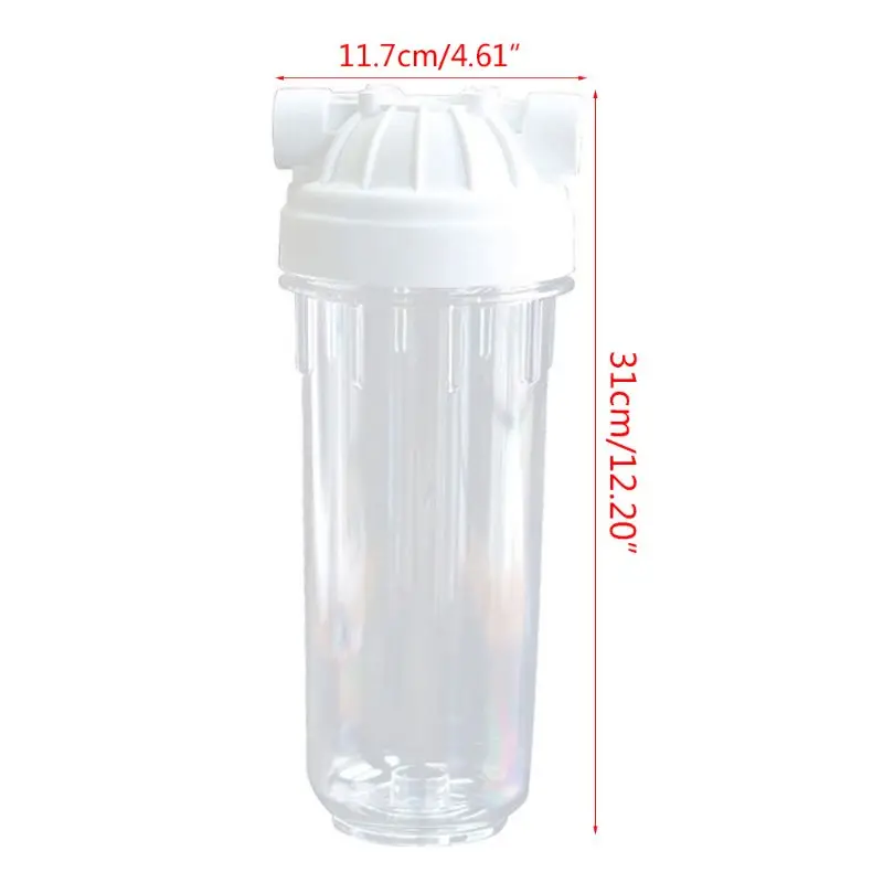 10 Inch Explosion-proof Filtering Bottle Transparent Water Filter ...