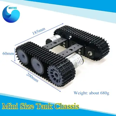 Tracked tank chassis with arduino - купить недорого | AliExpress