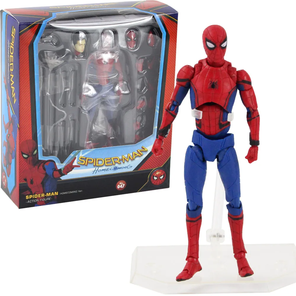Spider man mafex homecoming store