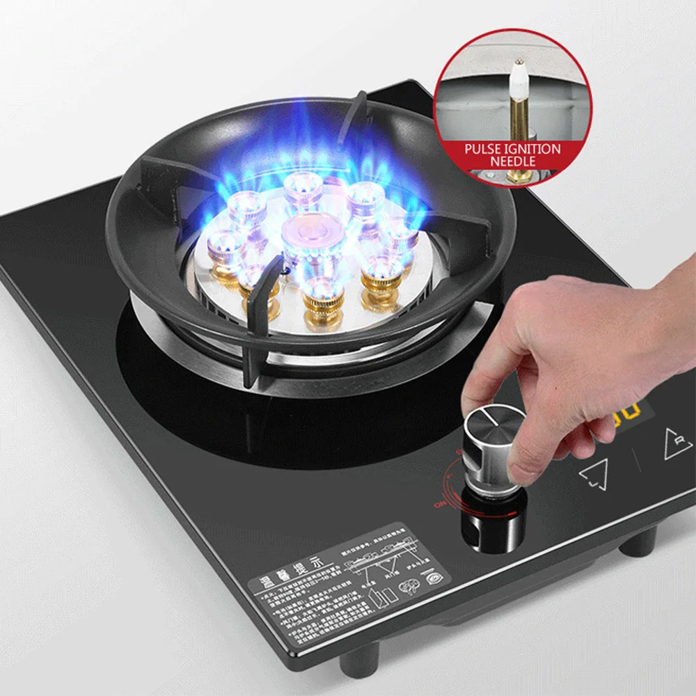 Household Gas Stove Hob Gas Burner Built-in Gas Cooker Desktop Ga ...