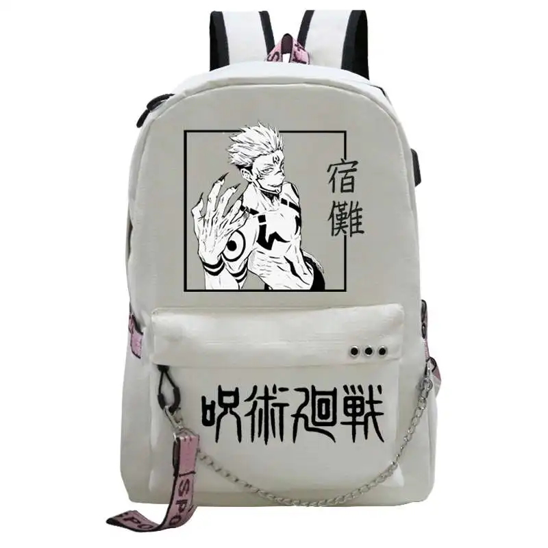 Anime Jujutsu Kaisen Ryomen Sukuna Girls Backpack Gojo Satoru Anime ...