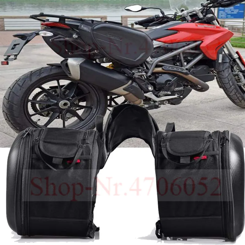 58L Waterproof Motorcycle Saddlebag Universal Moto Riding Knight Helmet ...