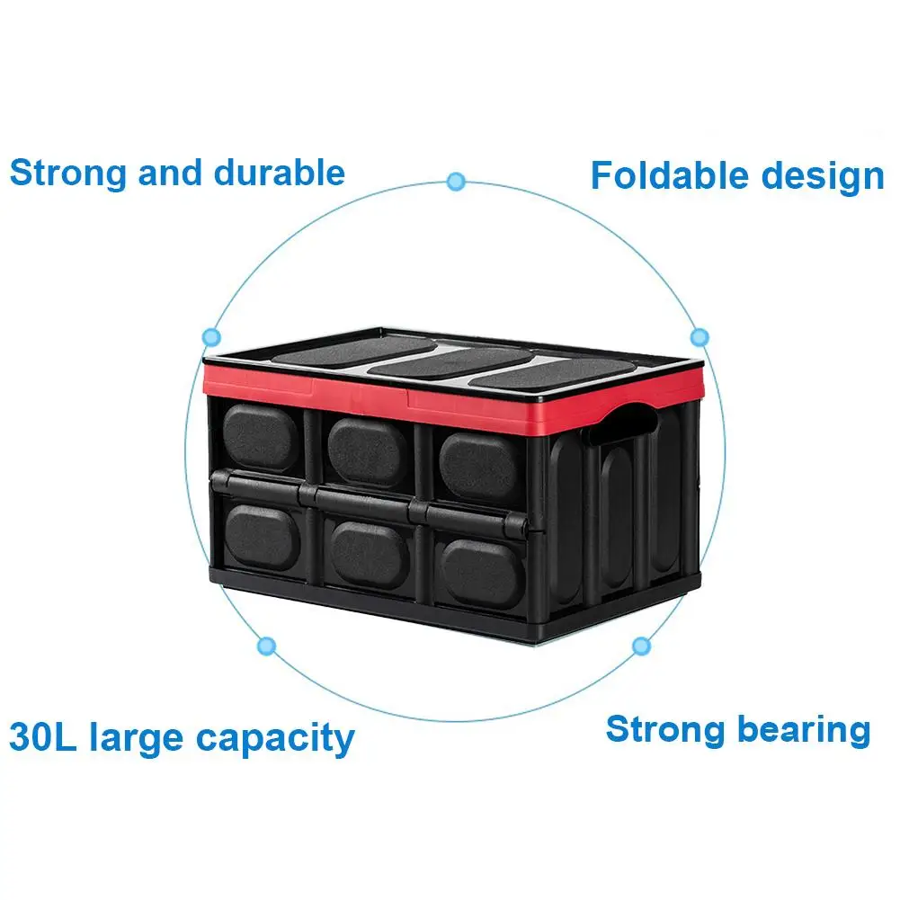 Universal Heavy Duty Car Storage Organizer Trunk Collapsible Toys Food ...