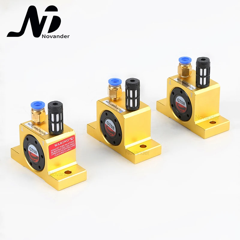 GT48 Industrial Pneumatic Vibrator Oscillator Air Rotary Turbine Driven ...