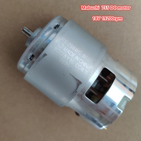 Brand new Mabuchi RS-755WC-8017 18V 19200rpm high speed 755 DC motor ...